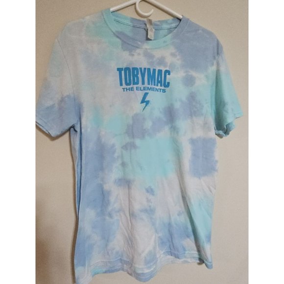 Jerzees | Shirts | Tobymac The Elements Tshirt Blue Cloud Pattern Mens ...